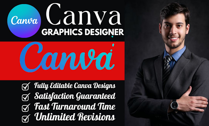 Personally be your professional creative canva pro graphic designer by ...