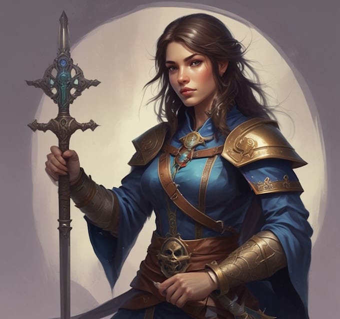 Make dnd character art and dnd character art by Ezekieltrong | Fiverr