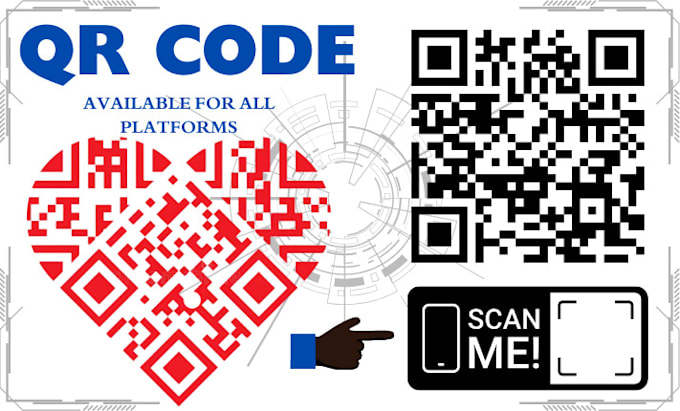 Create professional custom qr code generator with logo by Vesper_r | Fiverr