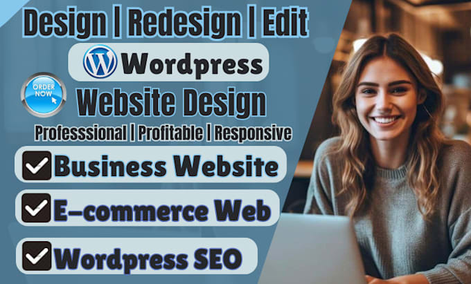 Create a modern responsive wordpress website design redesign wordpress ecommerce by Sophie ...
