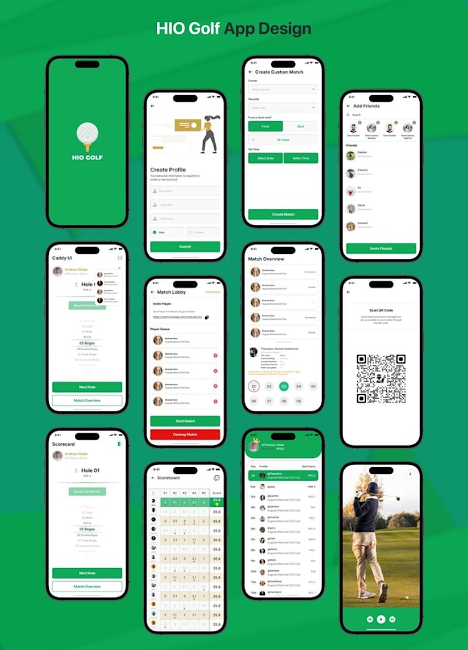 Build golf booking app golf sport app golf club app golf club app by ...