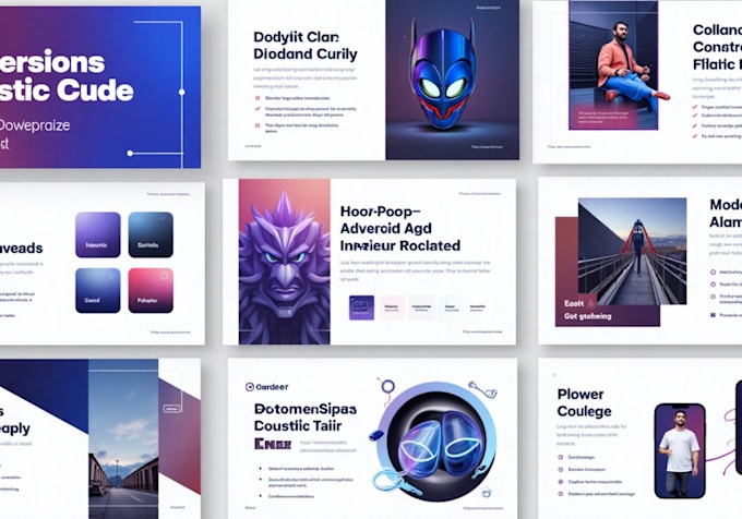 Design or redesign ppt silde, crypto video ppt, elearning video course creation by Smith_bri ...