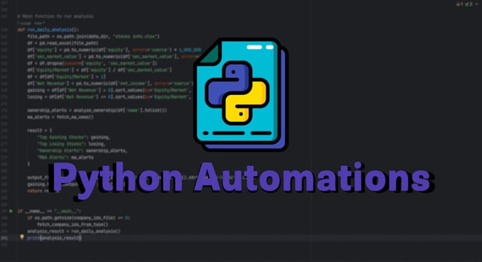 Do your python automation by Maya_even | Fiverr