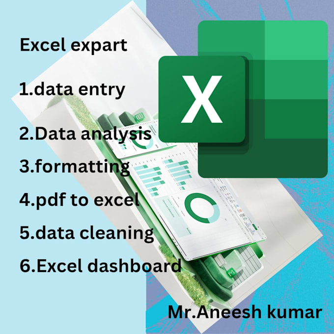 Clean, analysis excel dashboards, with excel formulas by Aneesh_excel | Fiverr