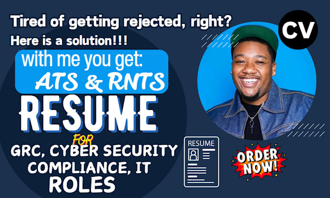Write ats, rnts grc, it, cyber security, risk analyst resume by Craig ...