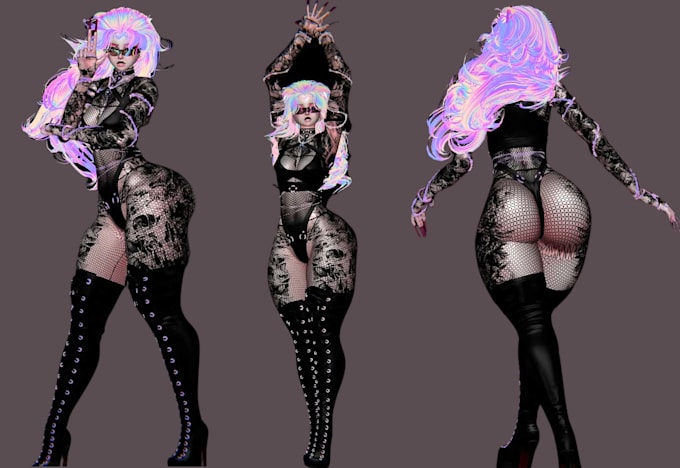 Vrchat avatar vrc avatar nsfw furry avatar vrc character 3d vtuber vrc ...