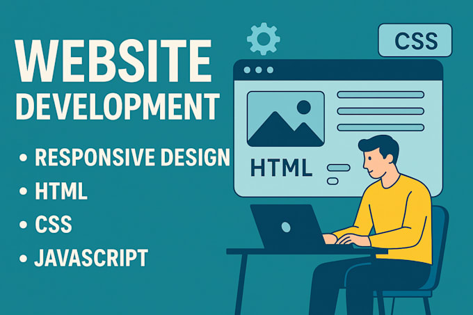Develop interactive frontend website using html, css, javascript by ...