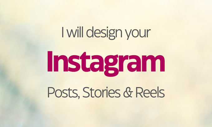 Design attractive posts, stories and reels for your instagram by Ahmed ...