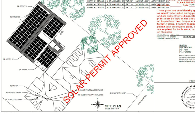 Design accurate solar pv permit plans with calculation sheets by Harry ...