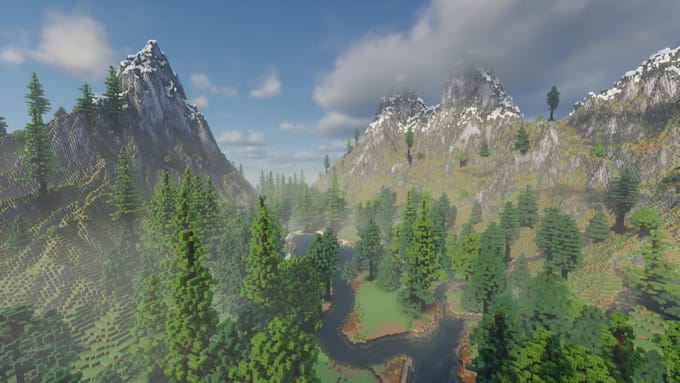 Create a custom minecraft terrain map for you by Jakanemc | Fiverr