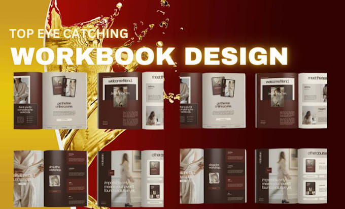 Design redesign workbook worksheet leaflet magazine canva ebook journal ...