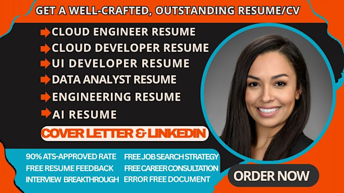 Craft cloud engineer resume, cloud developer, cloud architect, ui developer by Stephanie_saylo ...