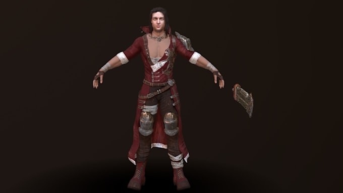 Model, texture, rigging, animate 3d character for unreal engine, unity, aaa game by Dazz_modeler ...