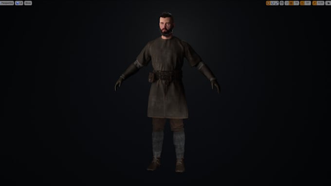 Realistic character models, pbr texture, retopology, ue5 rig for game, animation by Arikey ...