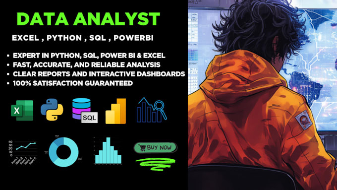Fix, clean, boost your data for ai and business insights using excel,python,sql by Shashank_048 ...