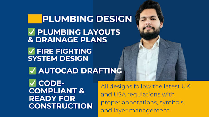 Do plumbing layouts, as built drawings and pipe sizing calculations by ...