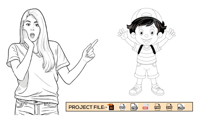 Draw vector line art, minimalist line art, and illustration by Nobodip ...