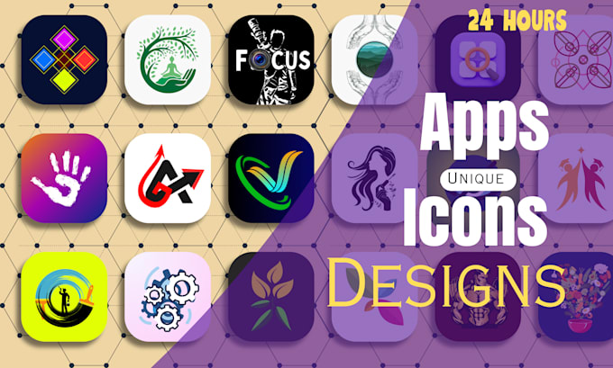 Design modern favicons or app icons in 24 hours by Somandesigner | Fiverr