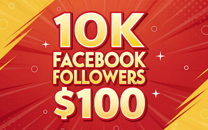 Buy 10k facebook followers super fast by Lamafe | Fiverr