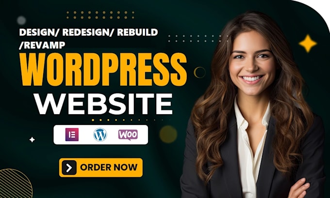 Build or rebuild wordpress website, redesign website, revamp wordpress websit by Saqib_732 | Fiverr