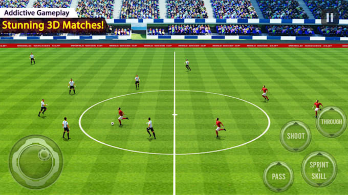 Develop 3d football game,full game assets for android and ios,3d ...