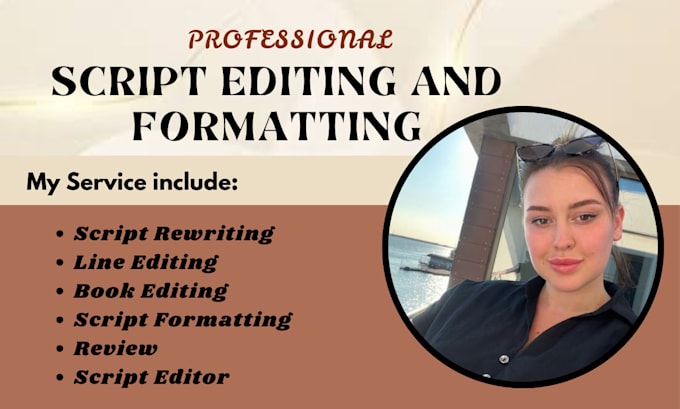 Edit, format movie script, screenplay, feature film, screenwriting, film script by Cheryl_marcus ...