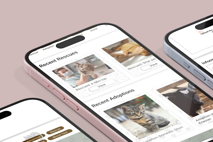 User centric ui ux design for animal rescue and shelter apps by Hari ...