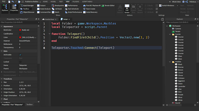 Be roblox game developer, scripter, lua,gui, game ai, maps, ugc model ...
