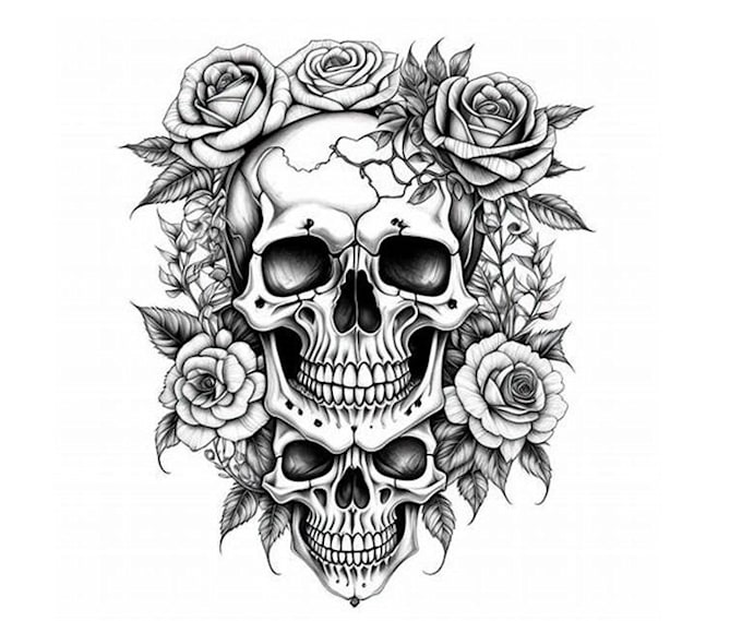 Create a custom fine line tattoo design by Larry_fowlkes | Fiverr