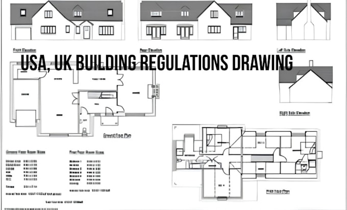 Do usa, uk building regulations drawing, and detailed construction ...