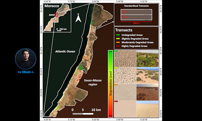 Make static, interactive or custom gis maps in qgis arcgis with spatial analysis by Elbahi_data ...