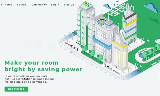 Design isometric app illustration modern flat vector art 2d website ...