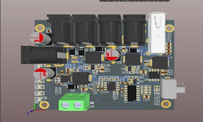Do pcb design layout circuit design usb pcb board schematic design embedded by Amospcb | Fiverr