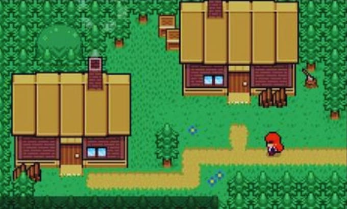 2d isometric top down pixel art tileset, pixel background, tilemap, rpg ...