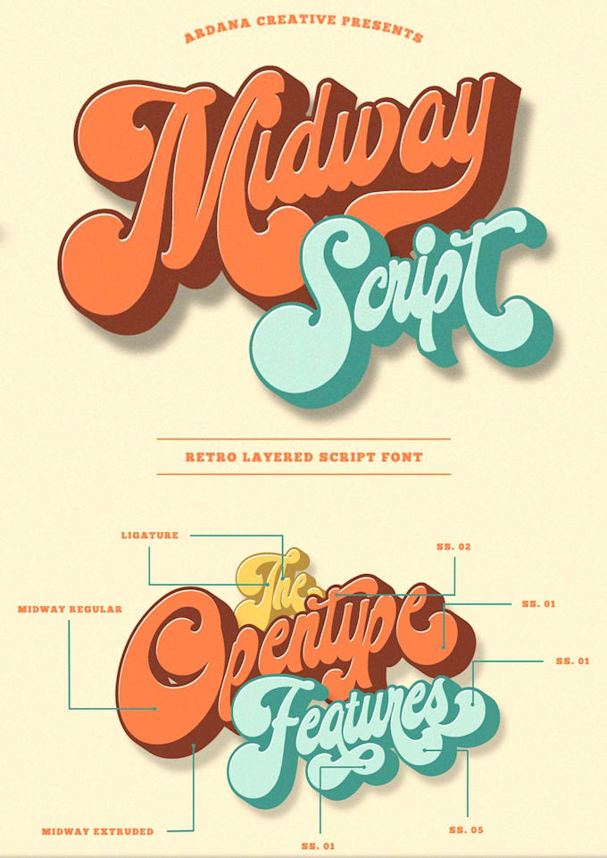 Do custom aesthetic lettering design for merch by Charle_richard4 | Fiverr