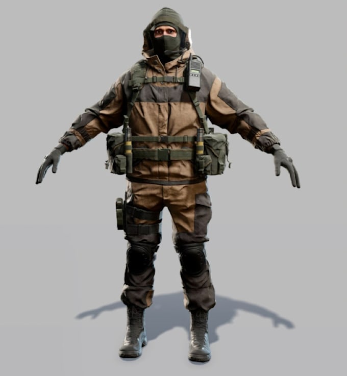 Enhance 3d character, game assets, retexture, vrm, creature, skin rig ...