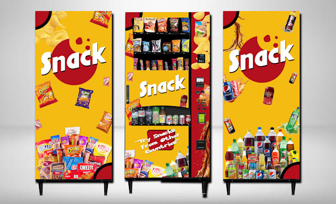Create eye catchy vending machine wrap designs by Ascendgraphics8 | Fiverr