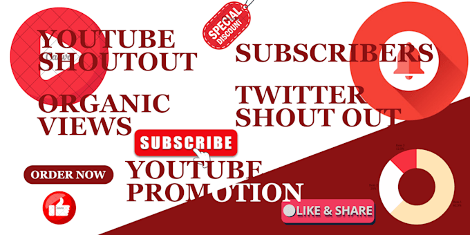 Shoutout youtube video, organic usa, canada channel promotion, twitter ...
