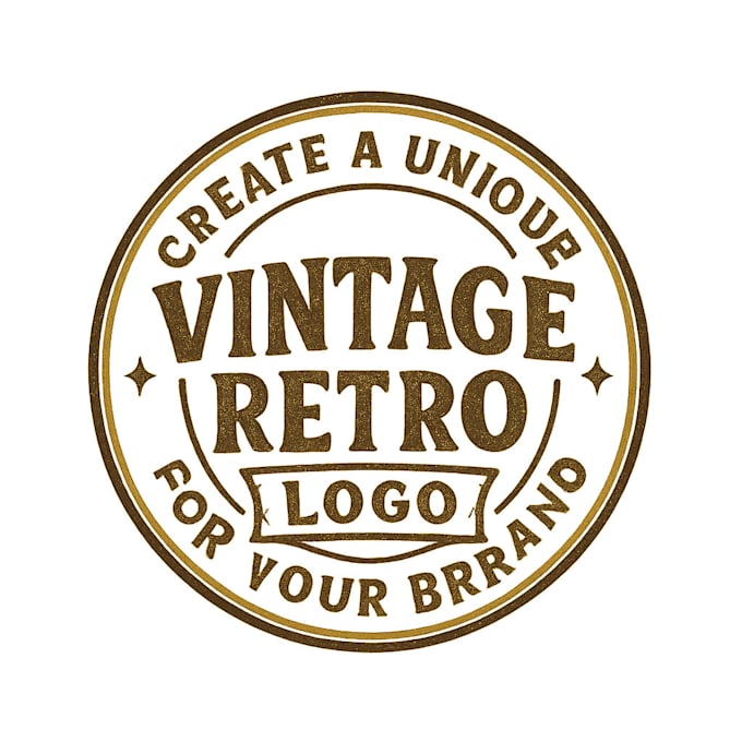 Design a unique vintage and retro logo for your brand by Rehankhan76o ...