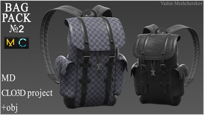 Do 3d cgi realistic animation for 3d nft bag, 3d luggage, back pack ...