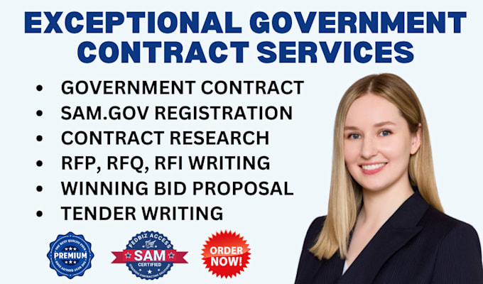 Write winning government contract, tender, grant writing, bid proposal ...