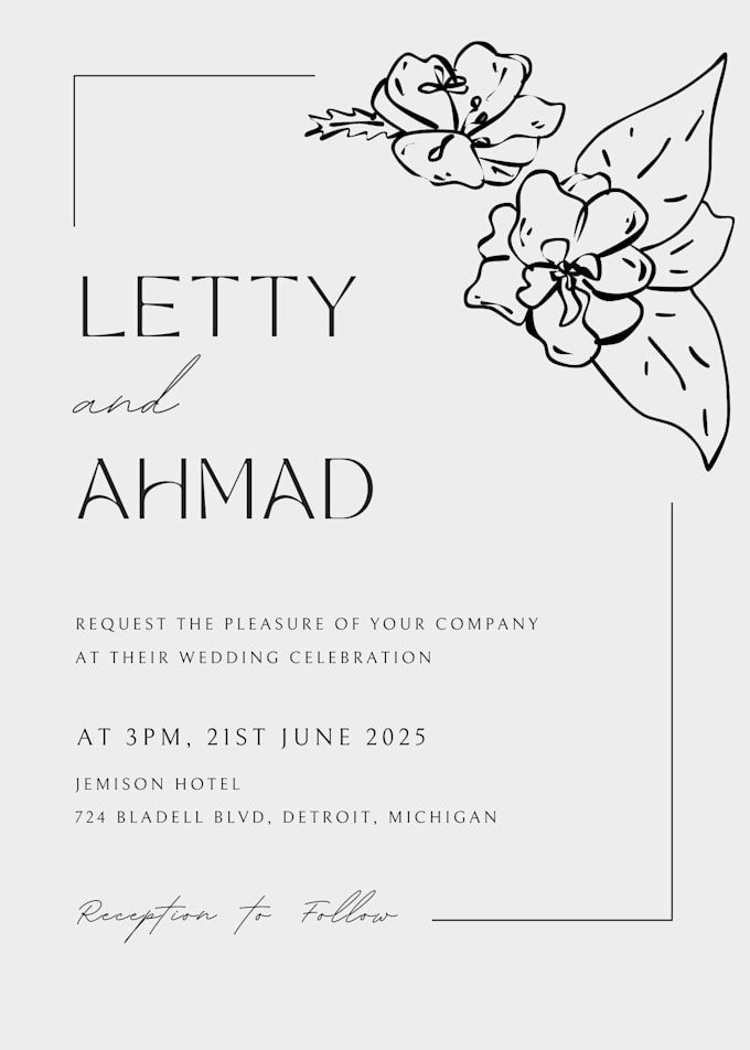 Create custom wedding invitation by Worldturns | Fiverr Create custom wedding invitation by Worldturns | Fiverr