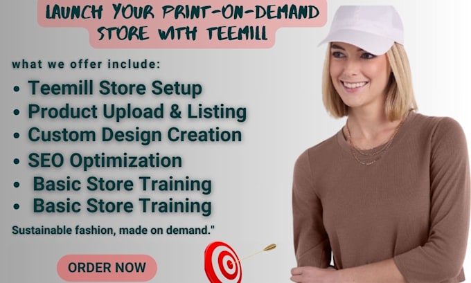 Set up your teemill store, upload products, create designs, and optimize seo by Psalmpaul935 ...