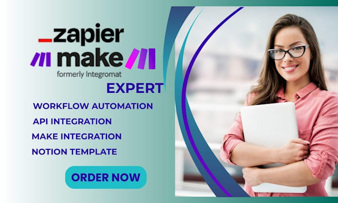 Do notion template,zapier,make,pabbly,n8n,api and python integration automation by Hillaryrita ...