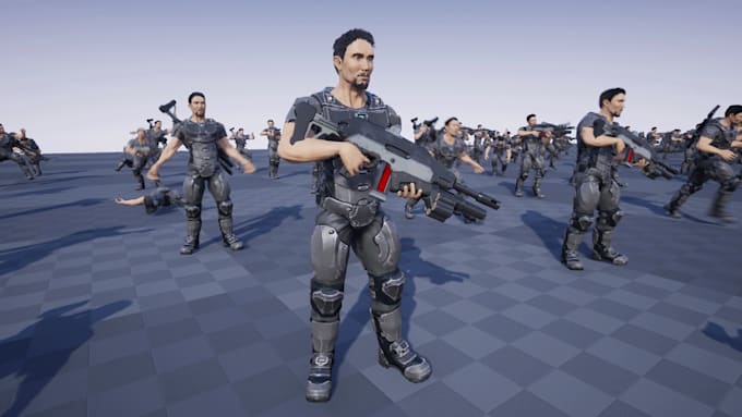 Premium ue5 game character, game asset, 4k texture, ue5 rig, animate ...