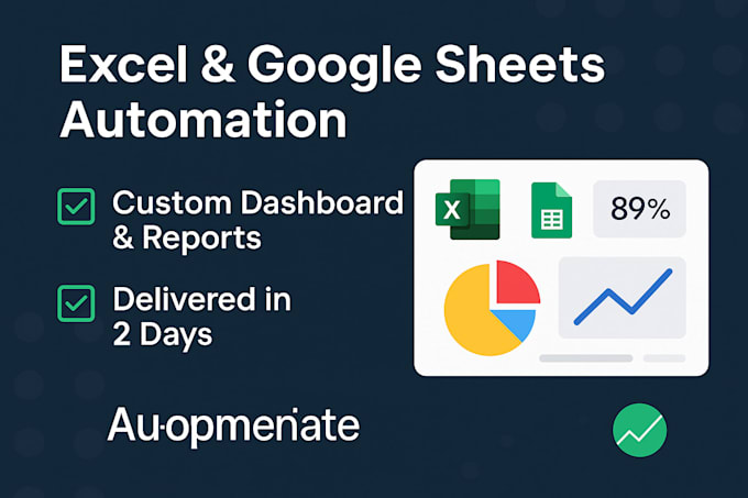 Automate your excel or google sheets reports by Quicenosantiago | Fiverr Automate your excel or google sheets reports by Quicenosantiago | Fiverr