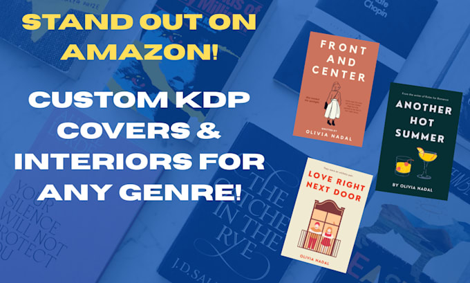 Design amazon kdp book cover, book cover design and interior by ...