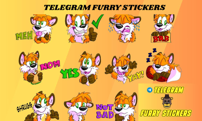 Draw furry telegram sticker crypto stickers nsfw furry telegram sticker ...