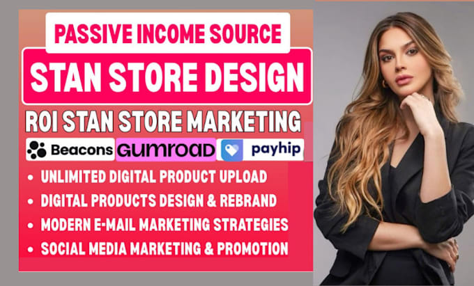 Stan store, stan store marketing, beacons ai, payhip, gumroad, stan ...