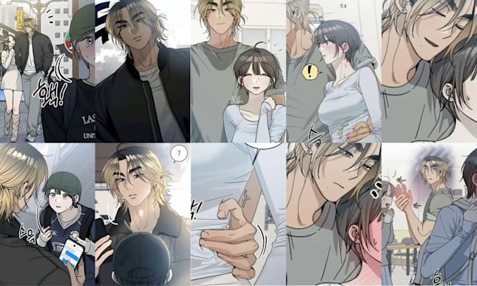 Draw webtoon comic manga comic anime comic page comic book webtoon ...